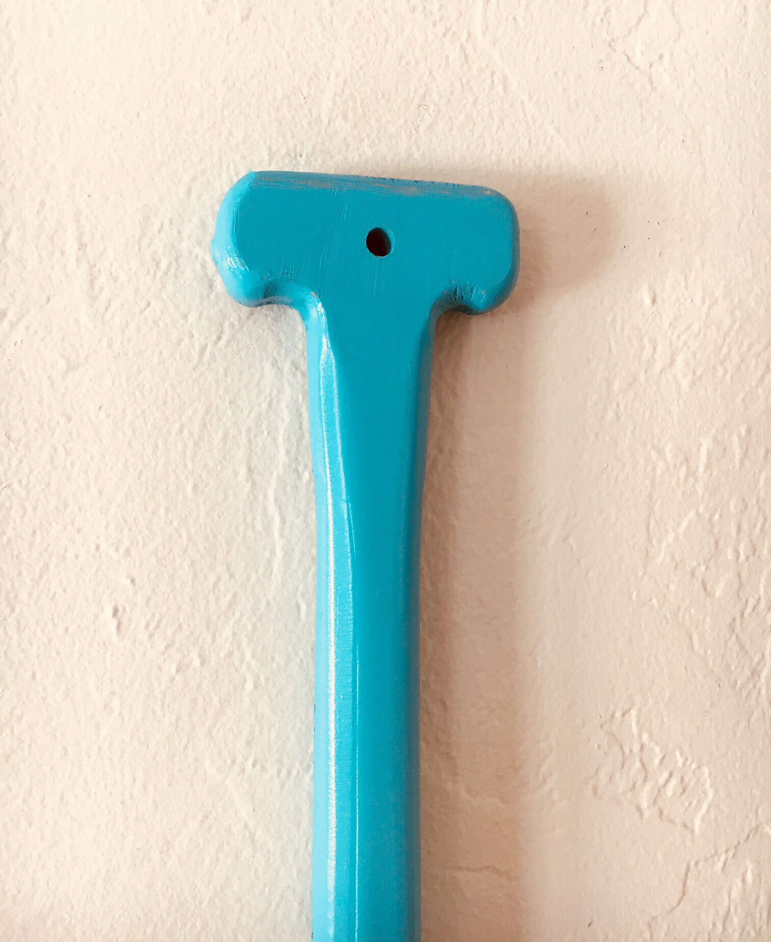 Beach Decor Aqua Blue Paddle Wood Nautical by SEASTYLE - Etsy