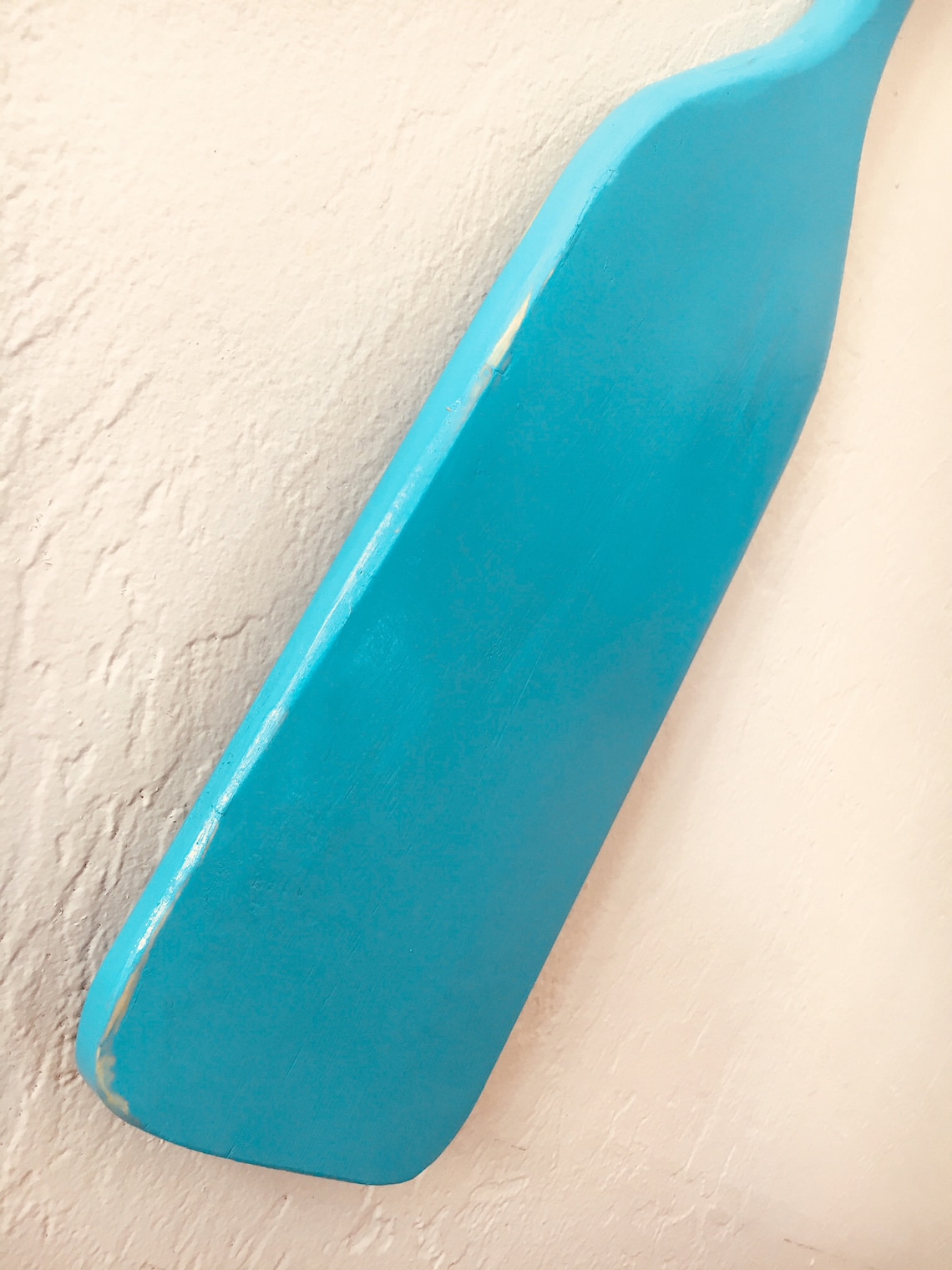 Beach Decor Aqua Blue Paddle Wood Nautical by SEASTYLE - Etsy