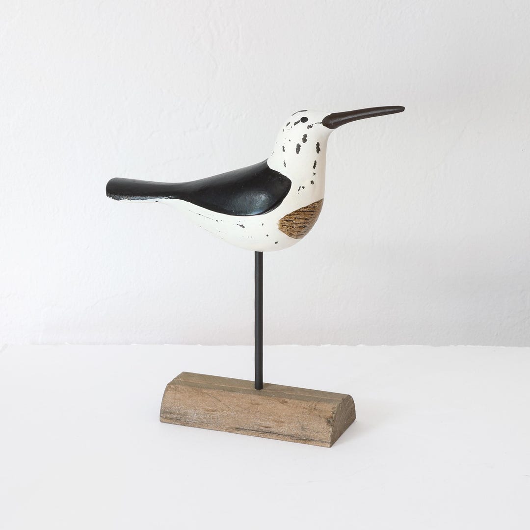 Seagull Forward Beach Home Décor Figurine Wooden - Etsy