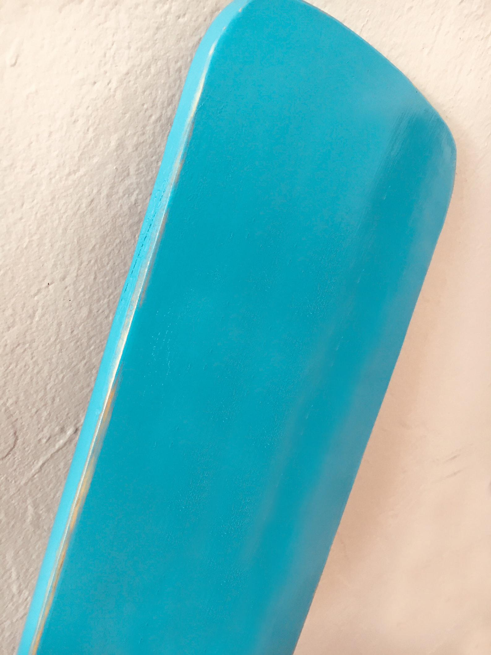 Turquoise, Blue Paddle Wood Nautical by SEASTYLE - Etsy