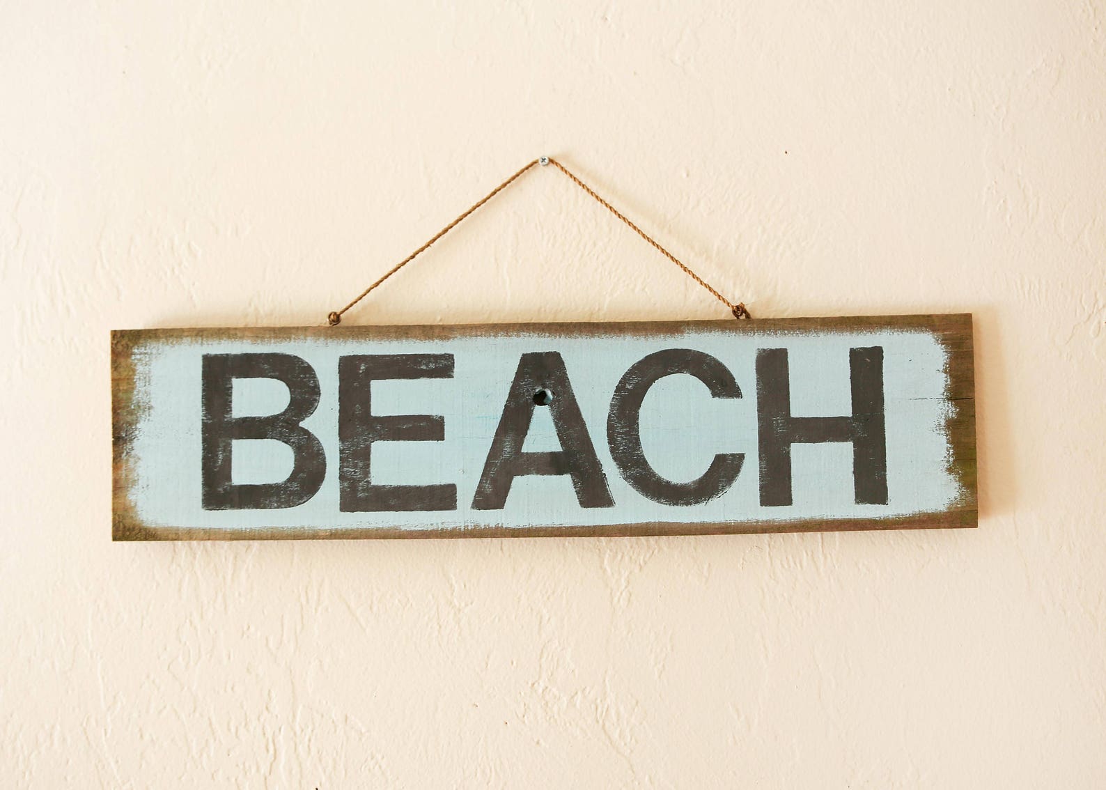 Beach decor 22x6 BEACH Sign Nautical Reclaimed Wood | Etsy