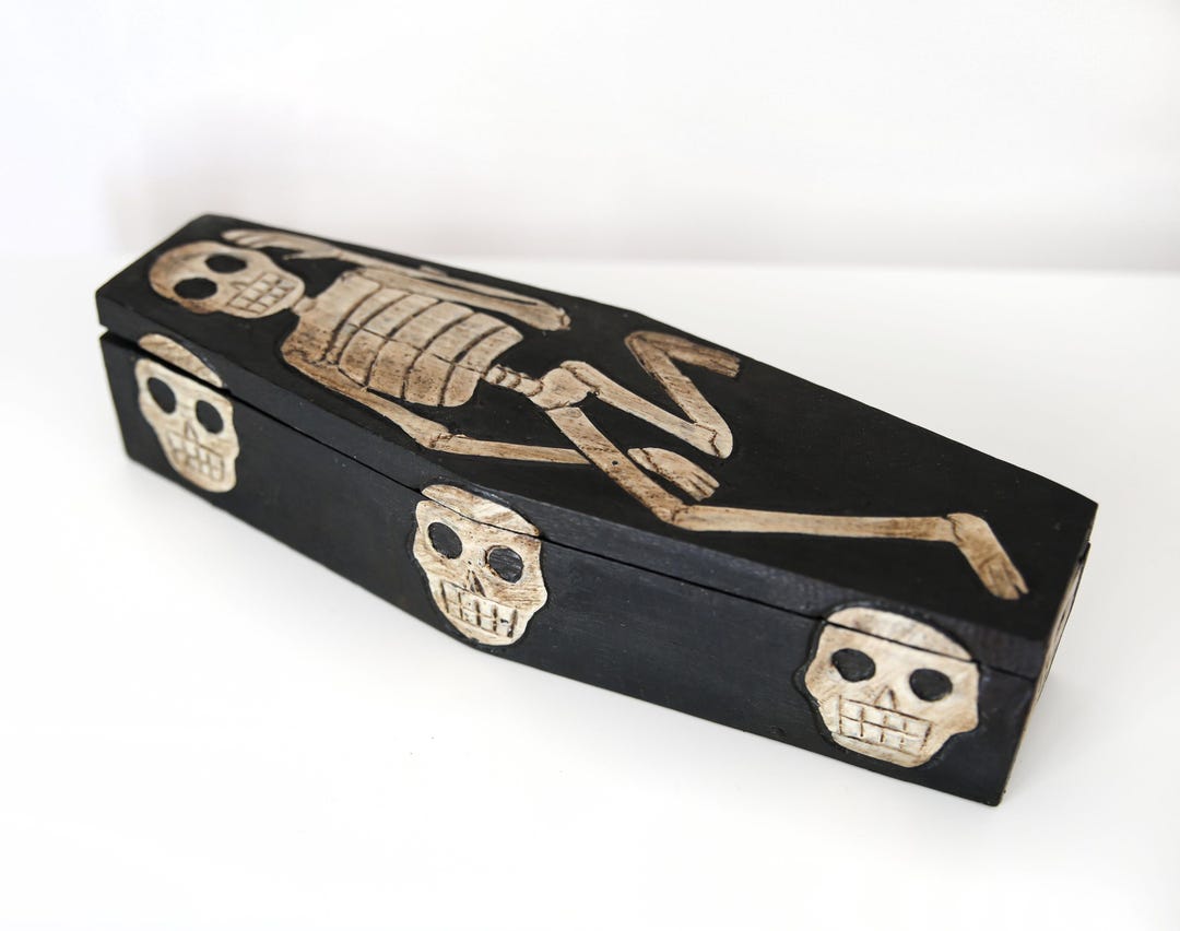 Treasure Chest Skeleton Box 12" Decor by SEASTYLE - Etsy