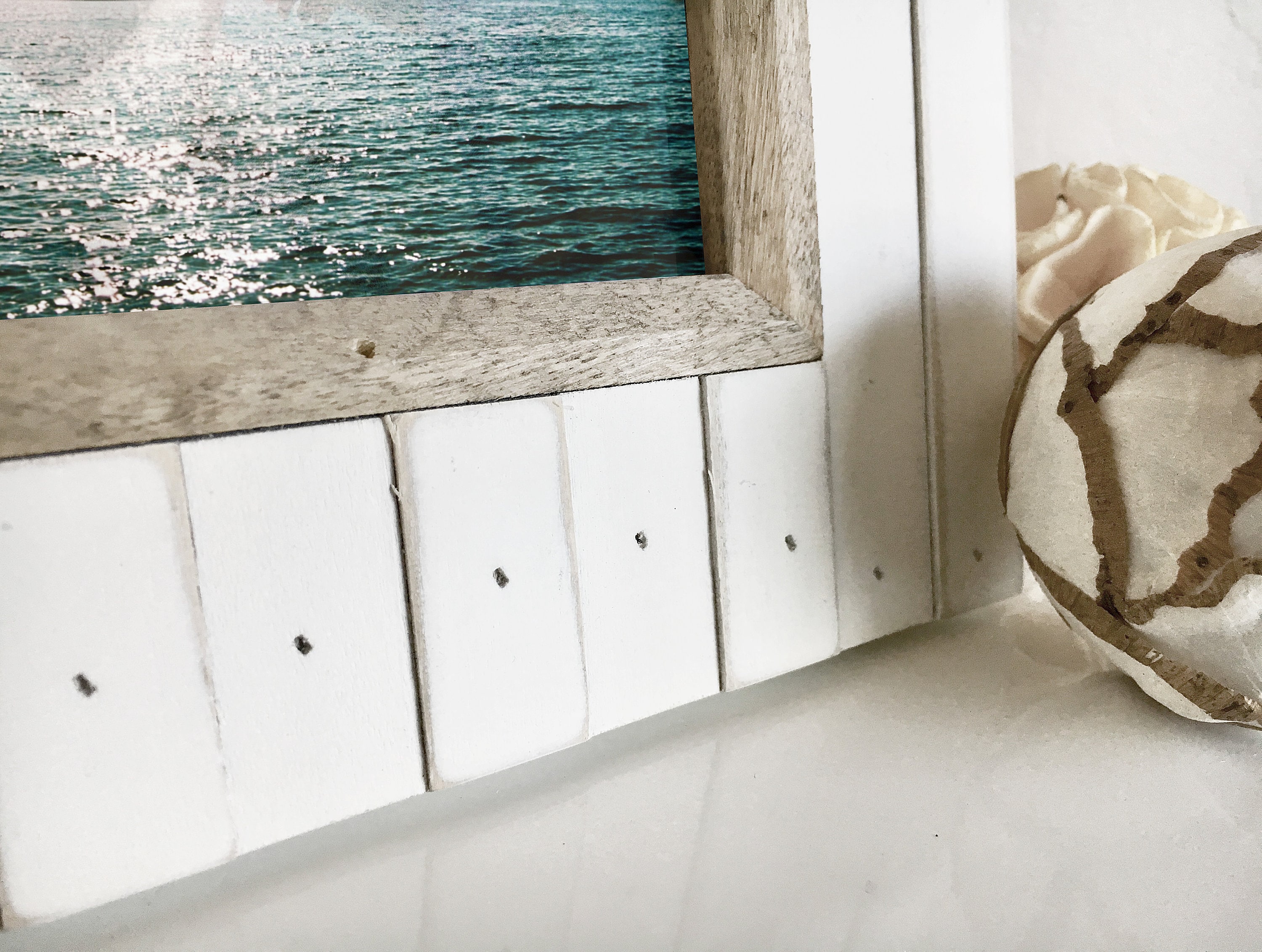 Wood Picture Frame Photo Sea Cottage Style Nautical Beach Decor, by ...