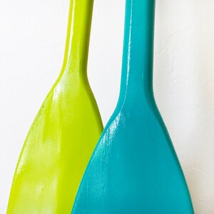 Turquoise, Blue Paddle Wood Nautical by SEASTYLE - Etsy