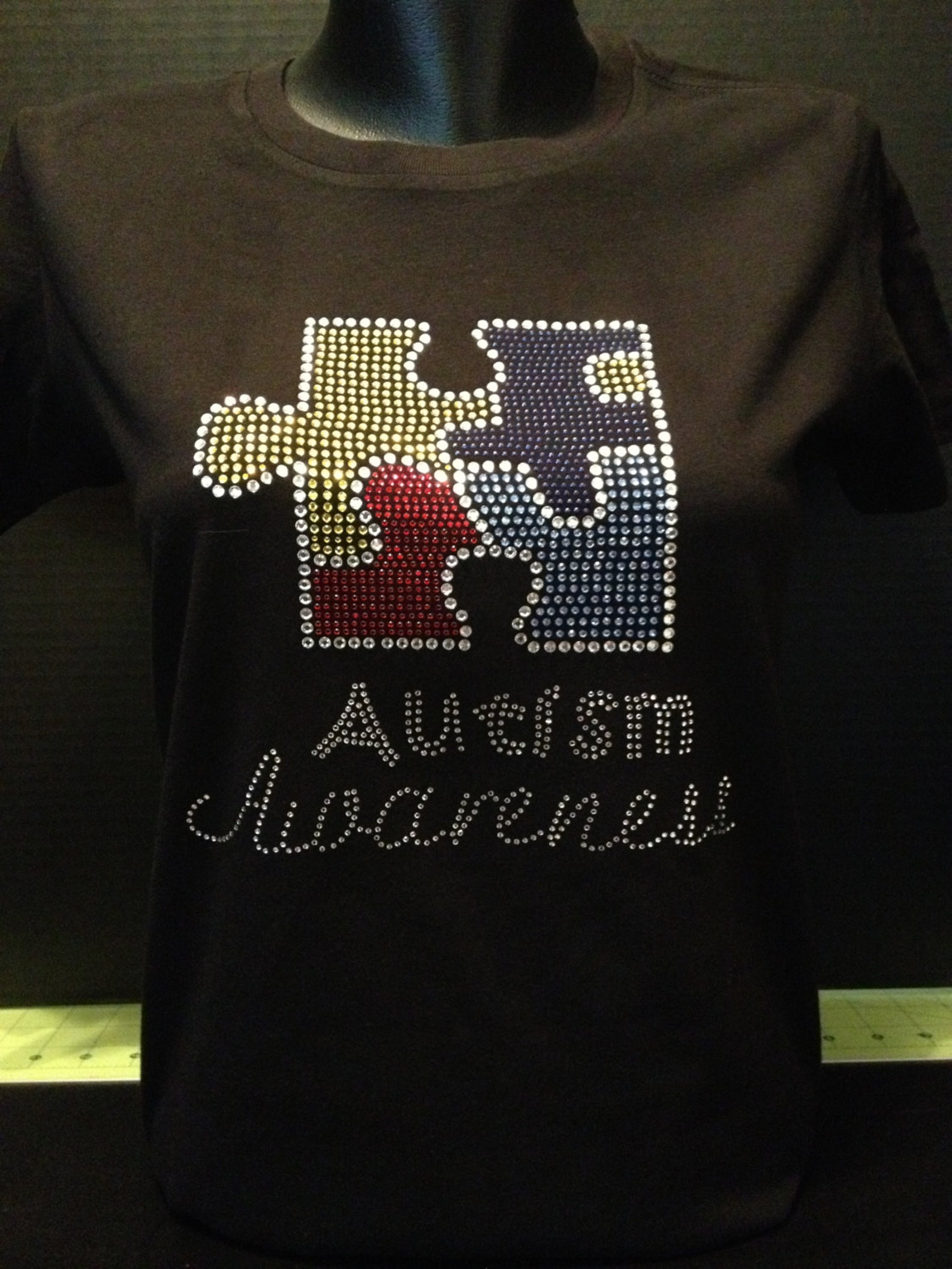 Autism Awareness Rhinestone Shirt | Etsy