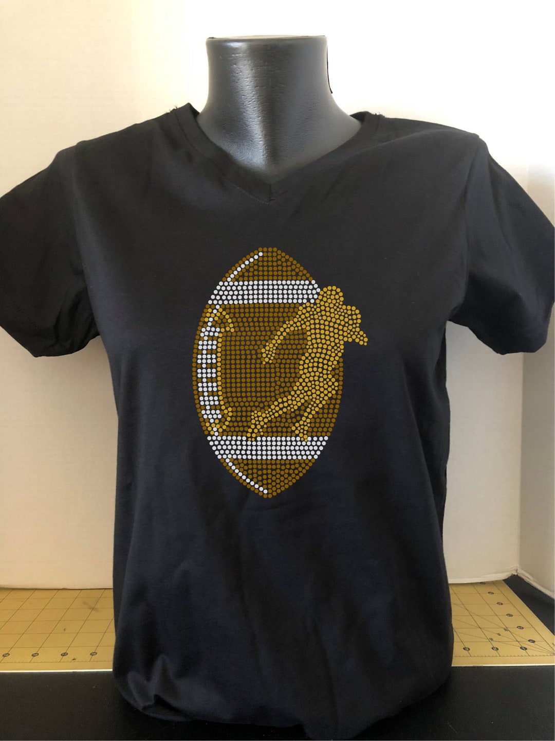 Football Champ Rhinestone Shirt | Football Bling Shirt - Etsy