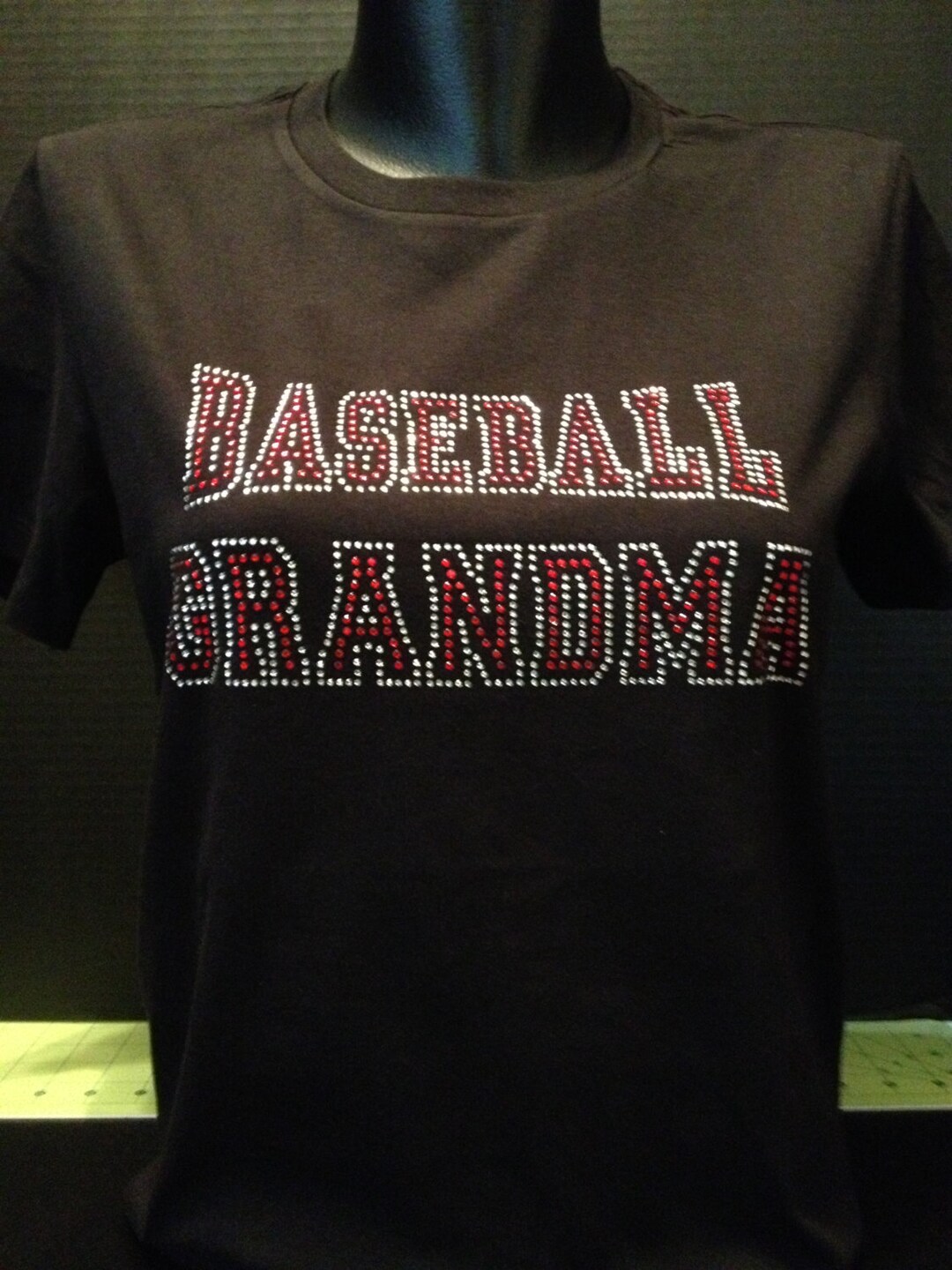 Baseball Grandma Bling T-shirt - Customize the Rhinestone Colors - Etsy