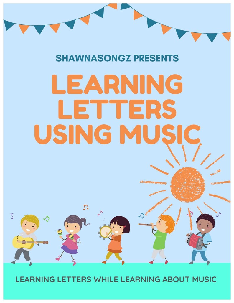 Learning Letters Using Music, the Letter "a" - Etsy