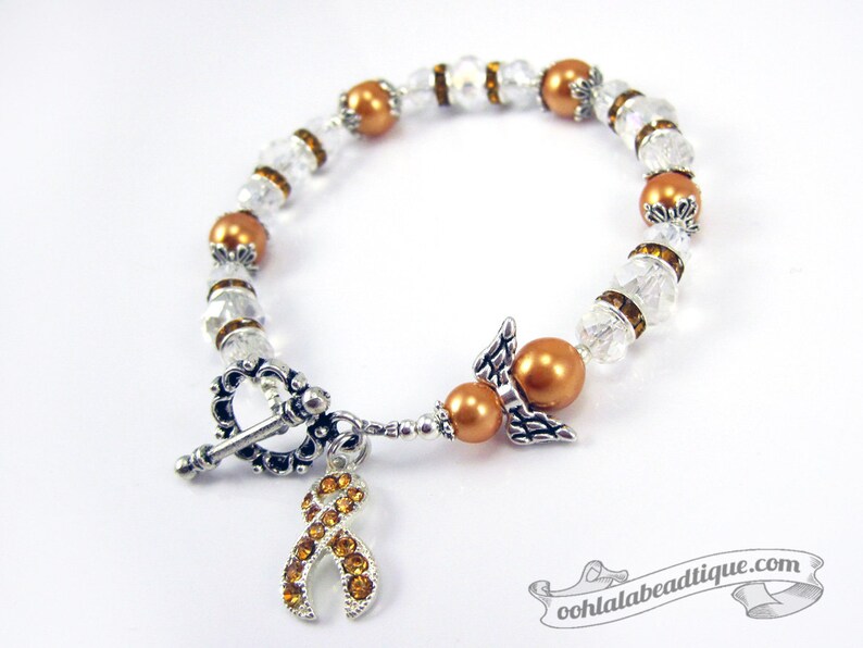 Appendix Cancer Bracelet Awareness Jewelry Guardian Angel - Etsy