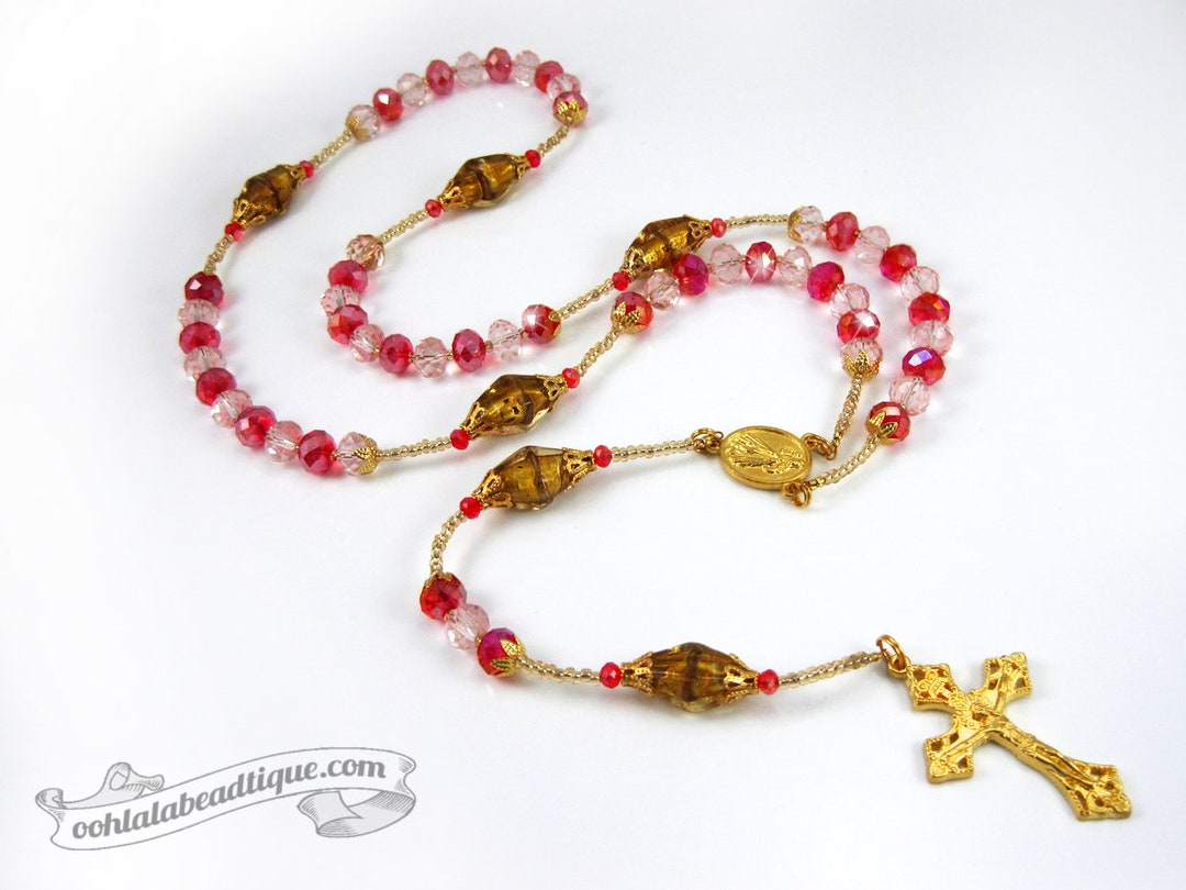 Chaplet of Divine Mercy Rosary Gold Chaplet Devotional Rosaries ...