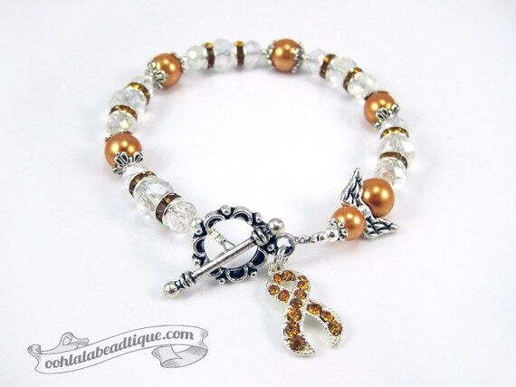 Appendix Cancer Bracelet Awareness Jewelry Guardian Angel - Etsy