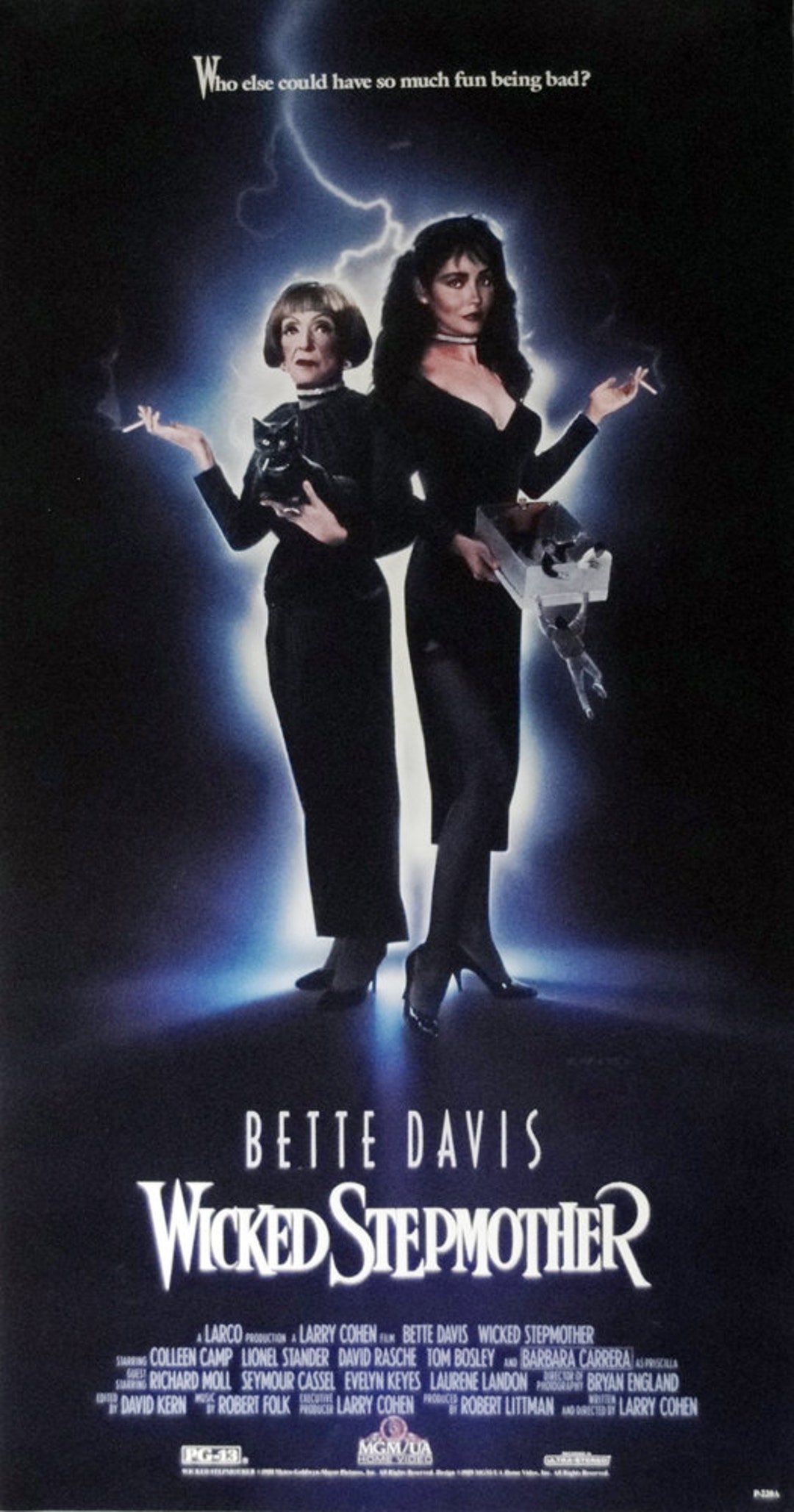 Wicked Stepmother 1989 Original U S Video Movie Rental Poster Bette