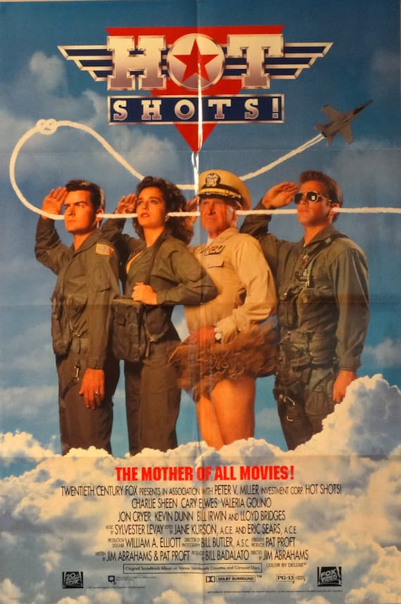 Hot Shots. 1991 Original US Video Rental Store Movie | Etsy