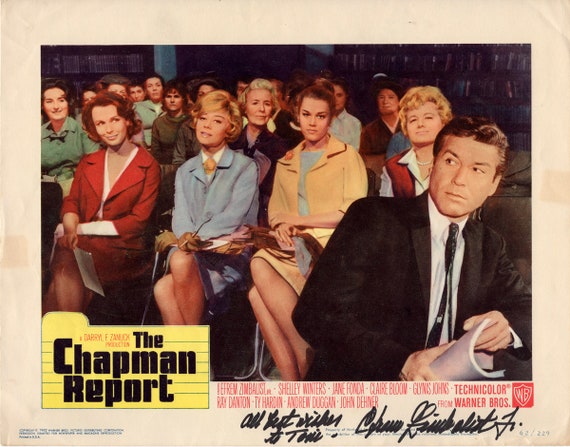 The Chapman Report.1962 US Lobby Card Movie Poster. Efrem - Etsy