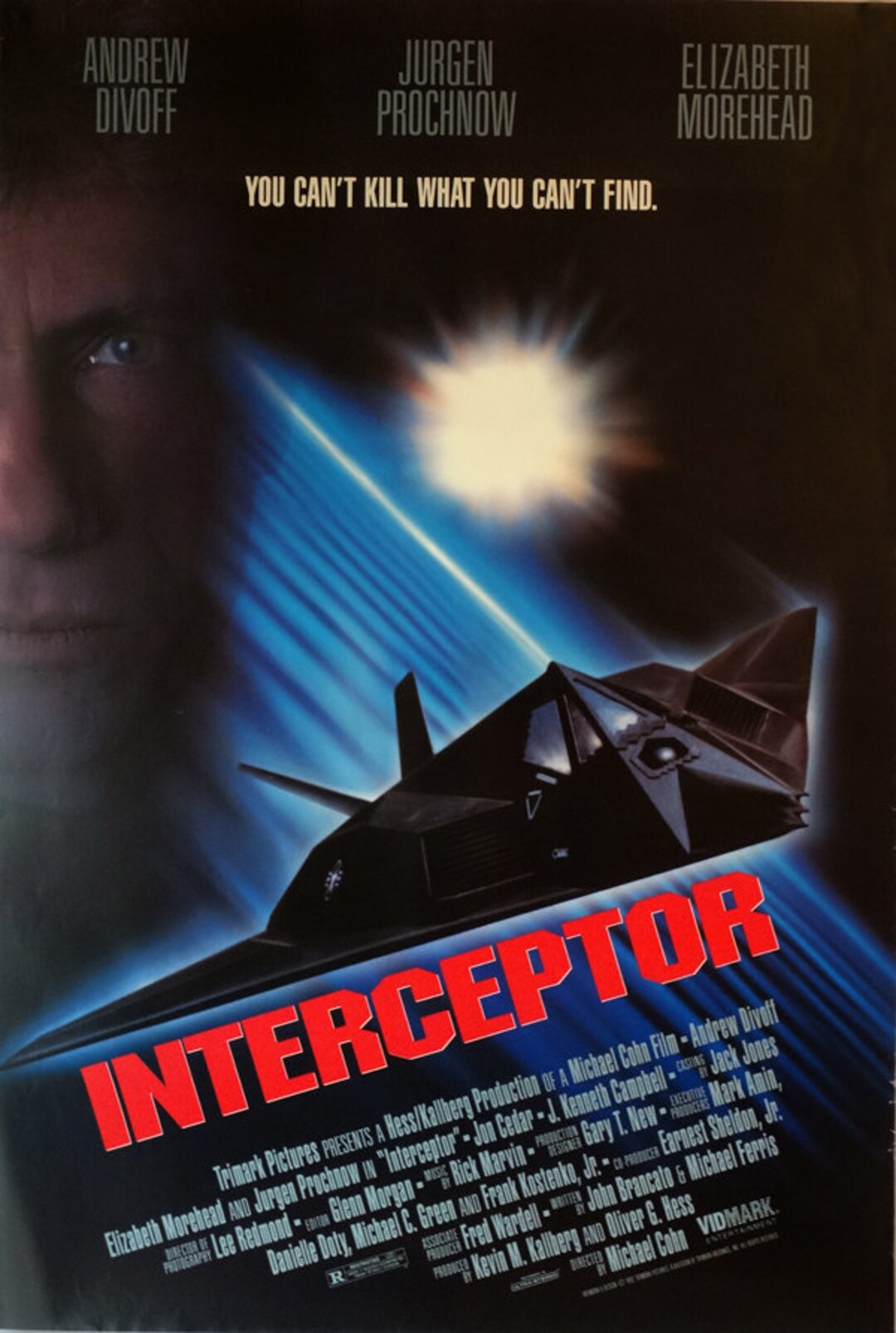 INTERCEPTOR. 1993 Original US 27x 40 Theater Movie Poster. Stealth ...