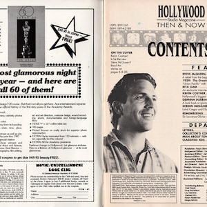 Hollywood Studio Magazine. October 1988 (vol. 22 #10). Kevin Costner ...