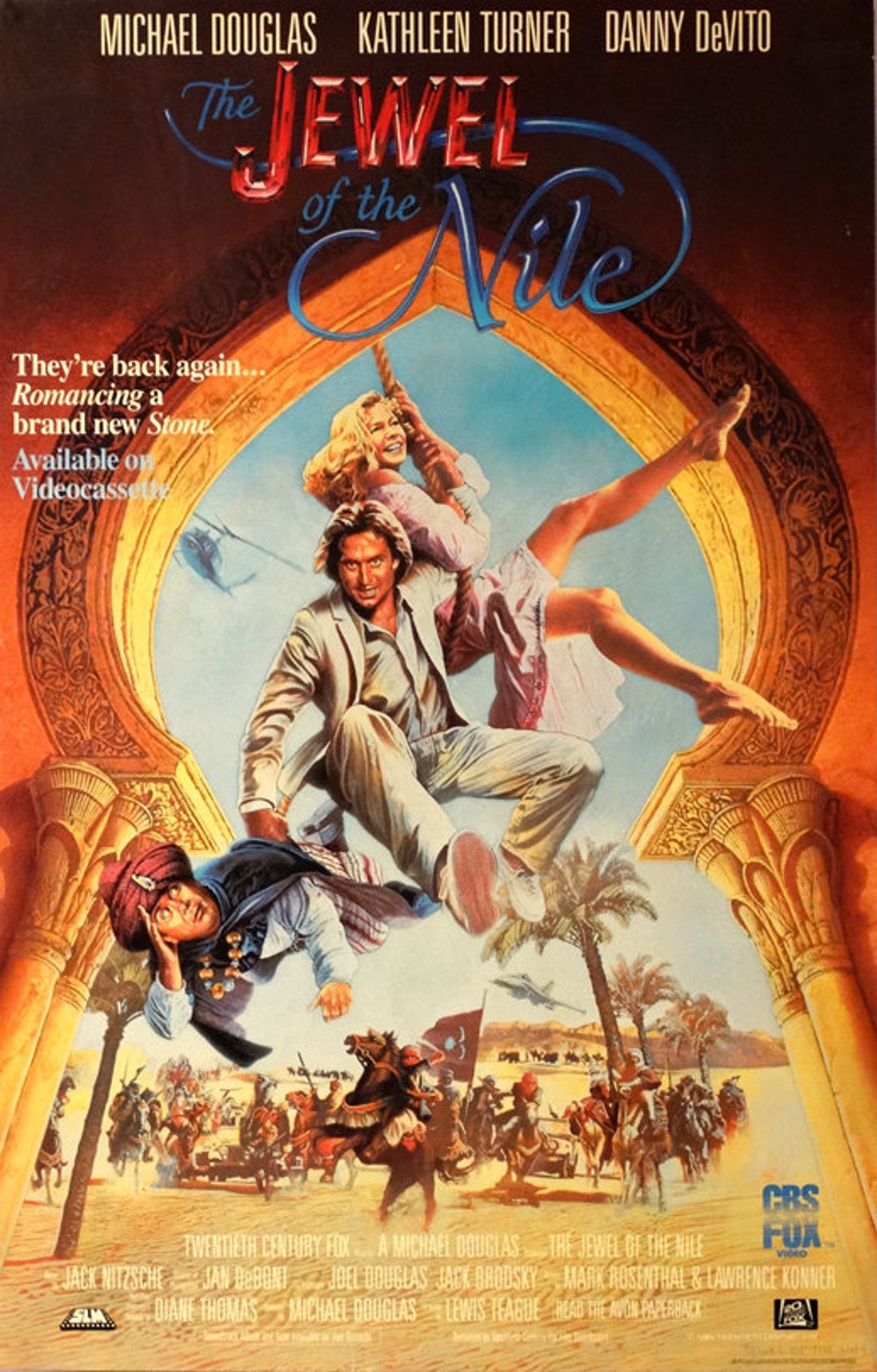 Jewel of the Nile.original1985 US 25x39video Store Cheap Movie Poster ...