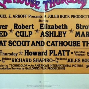 Great Scout and Cathouse Thursday. 1976 Original 27"x41" Movie Poster ...