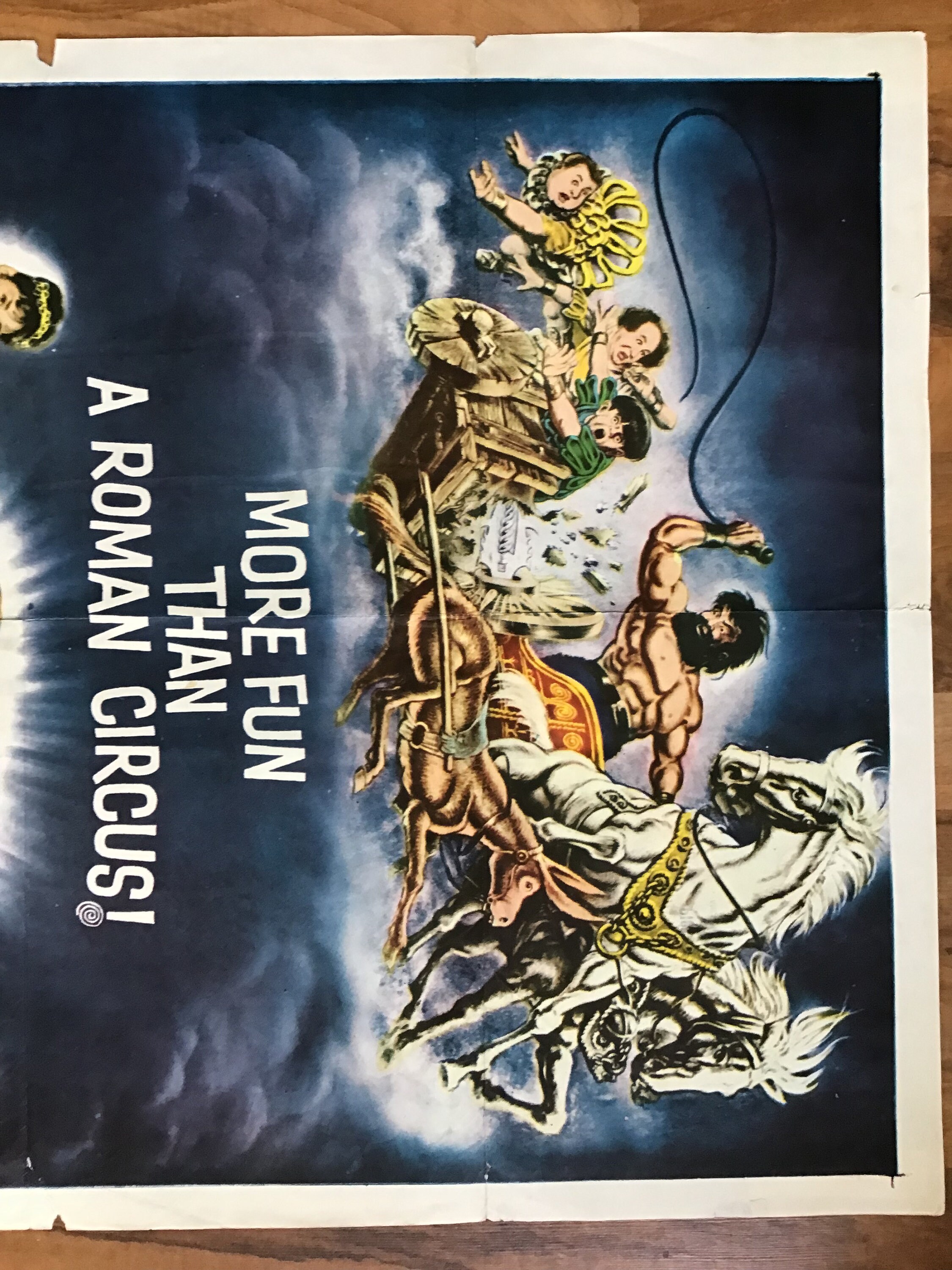 Three Stooges Meet Hercules. 1962 Original 27 X 41 US Movie Poster. Moe ...