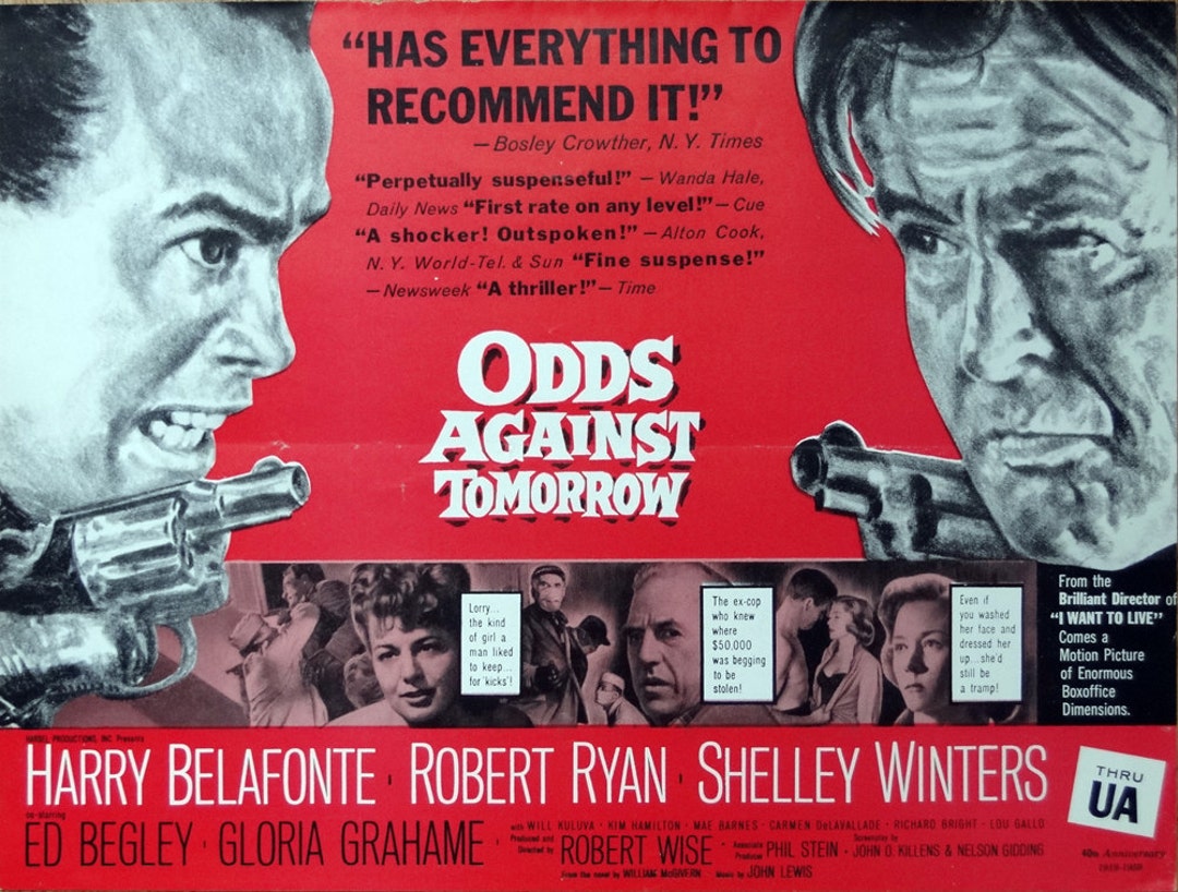 Odds Against Tomorrow. Original RARE. 1959 Trade Magazine Movie ...