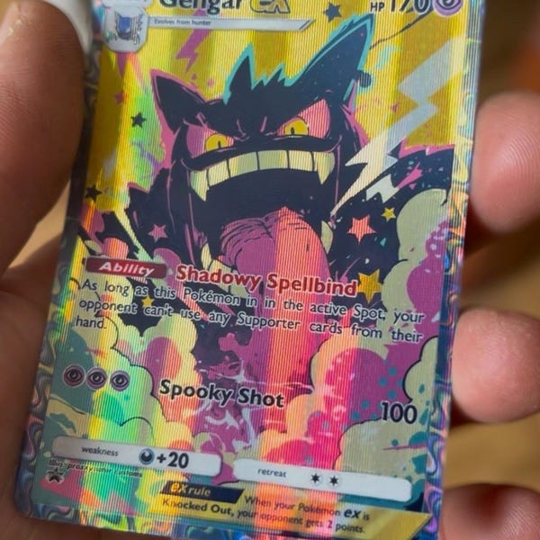 Gengar Fanart Card - Etsy