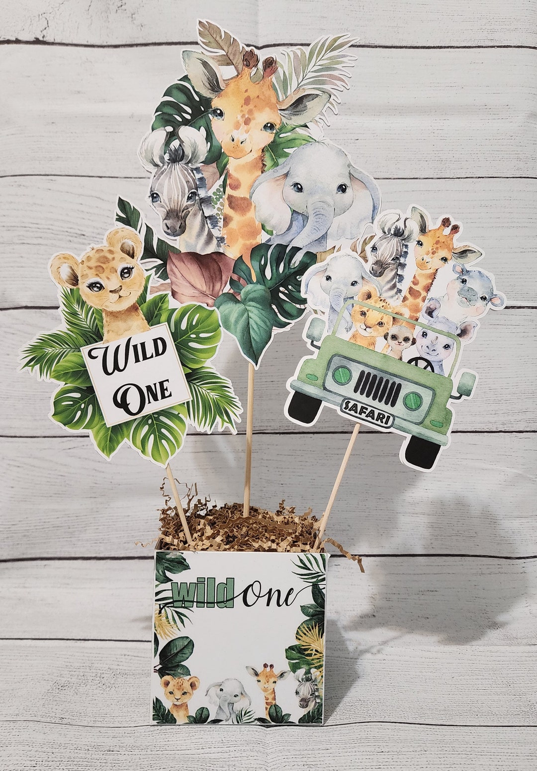 Safari Centerpiece Safari Decoration Safari Party Decoration Baby ...