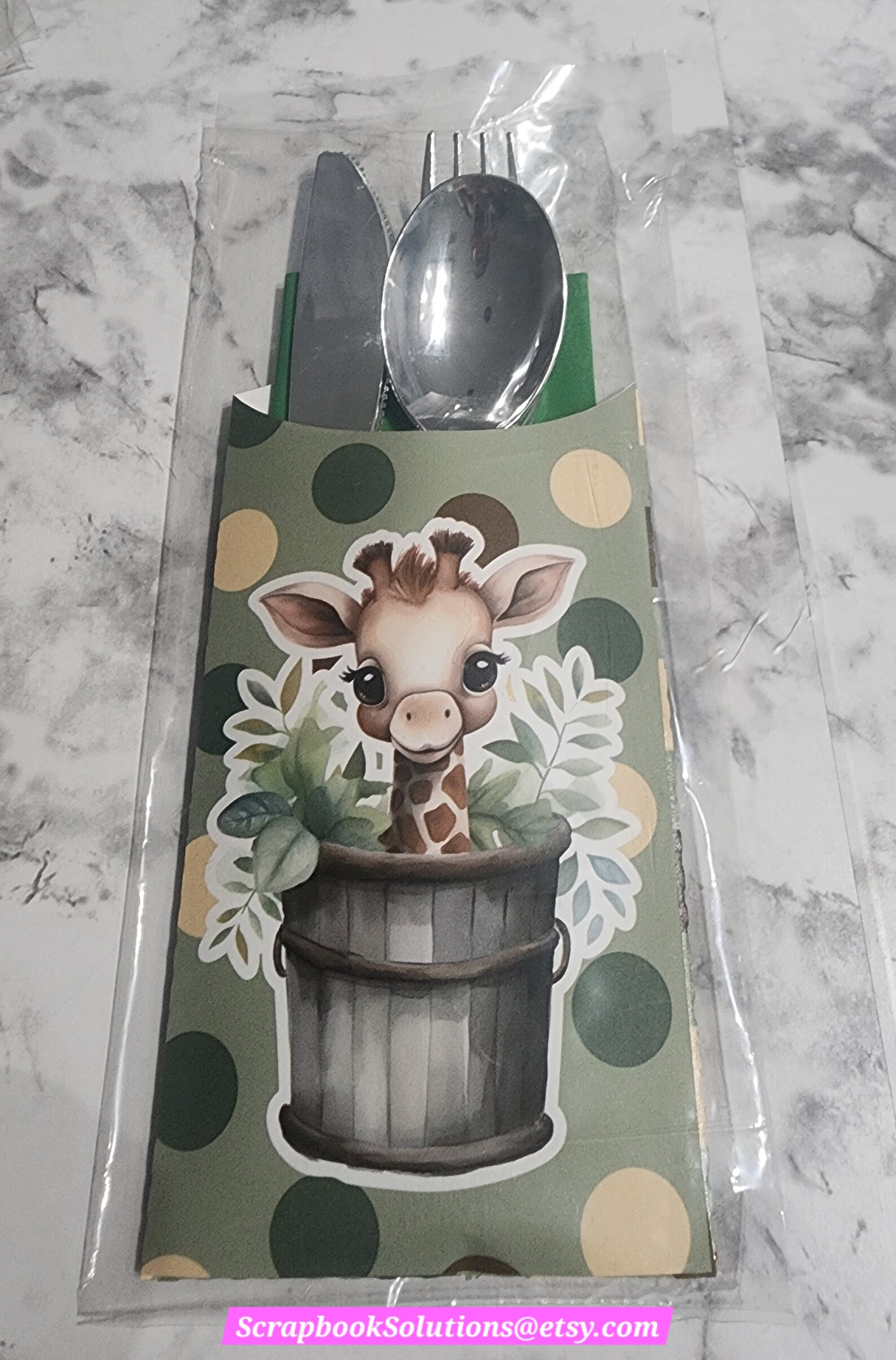 Safari Utensil Envelopes Safari Party Safari Birthday Baby Safari ...