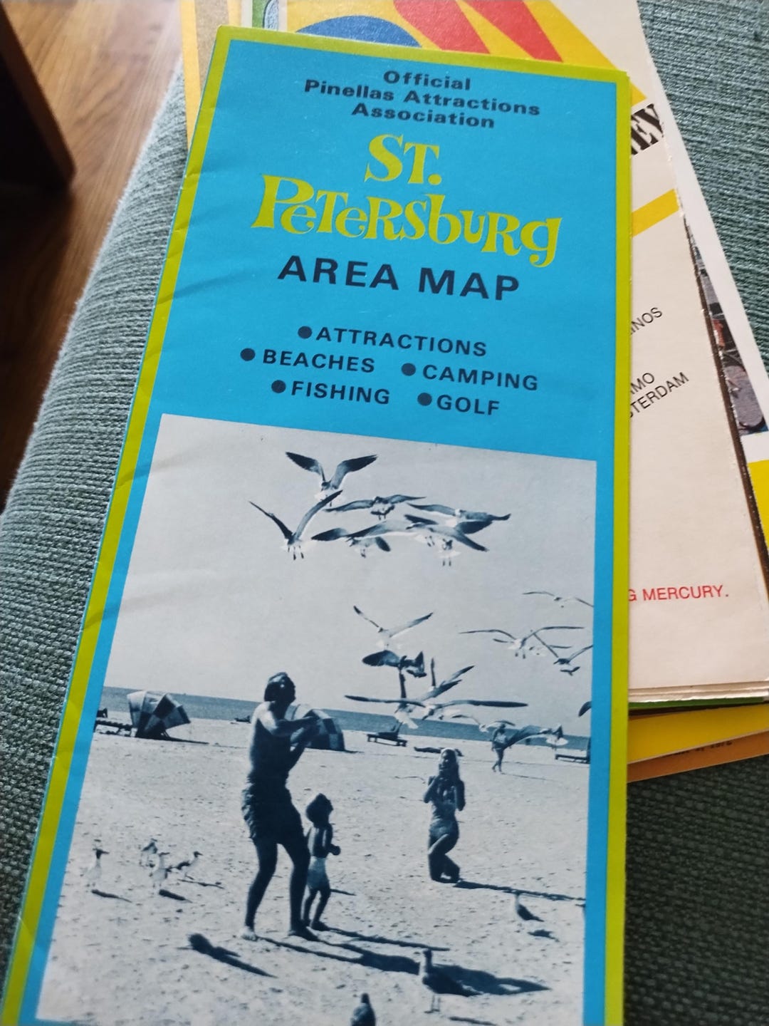 Vintage St. Pete's Area Map - Etsy