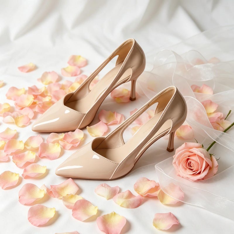 Nude Kitten Heel - Etsy UK