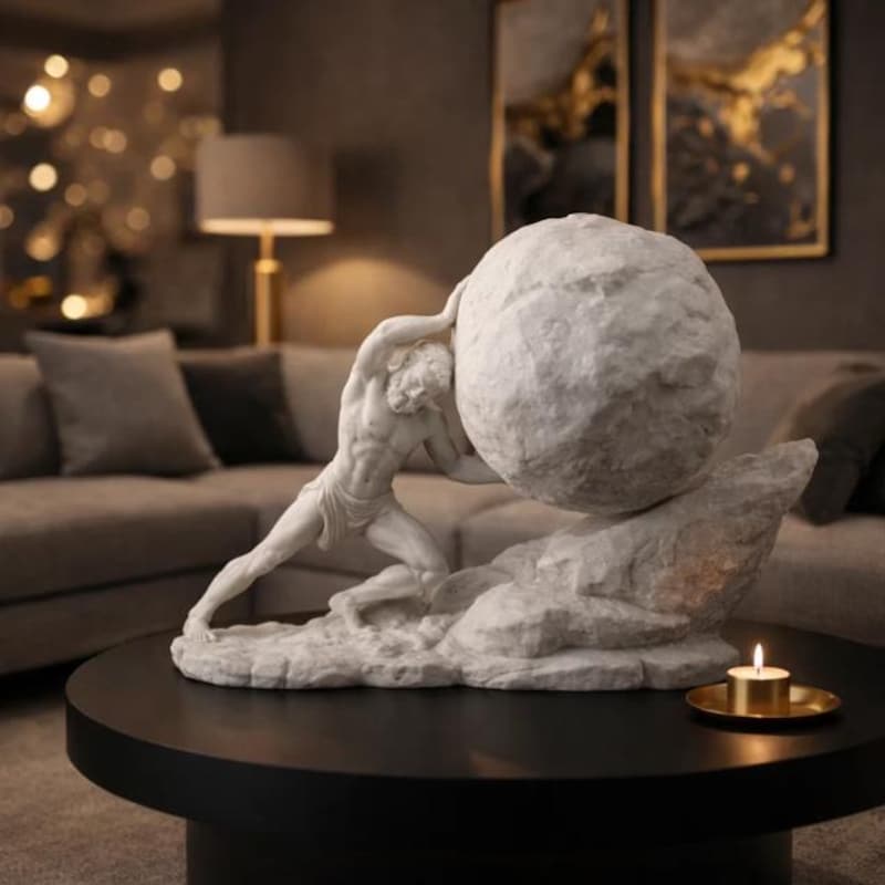 Sisyphus Statue - Etsy