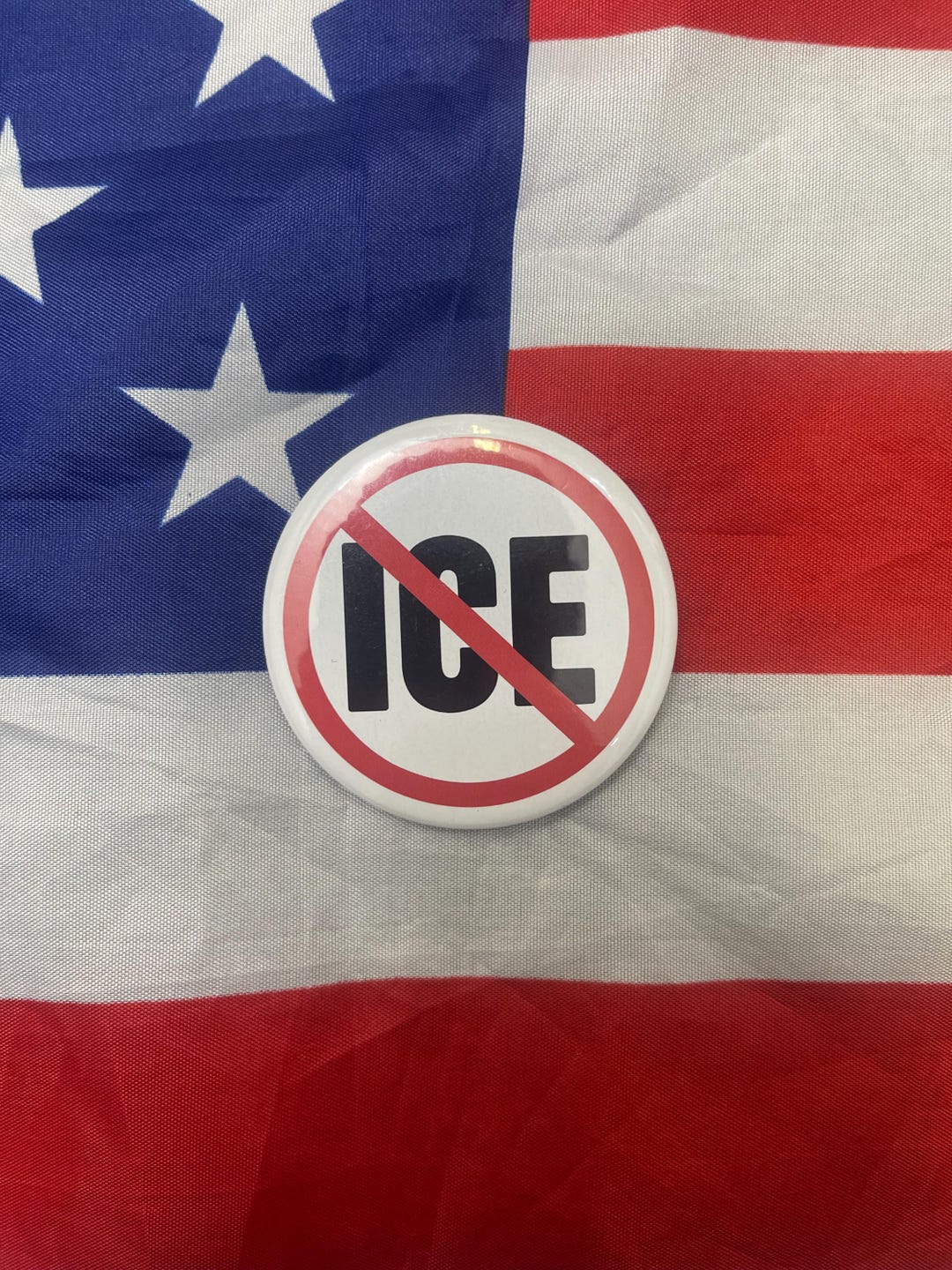No ICE Pin Button Variants Size, Anti ICE, Abolish ICE Trending ...