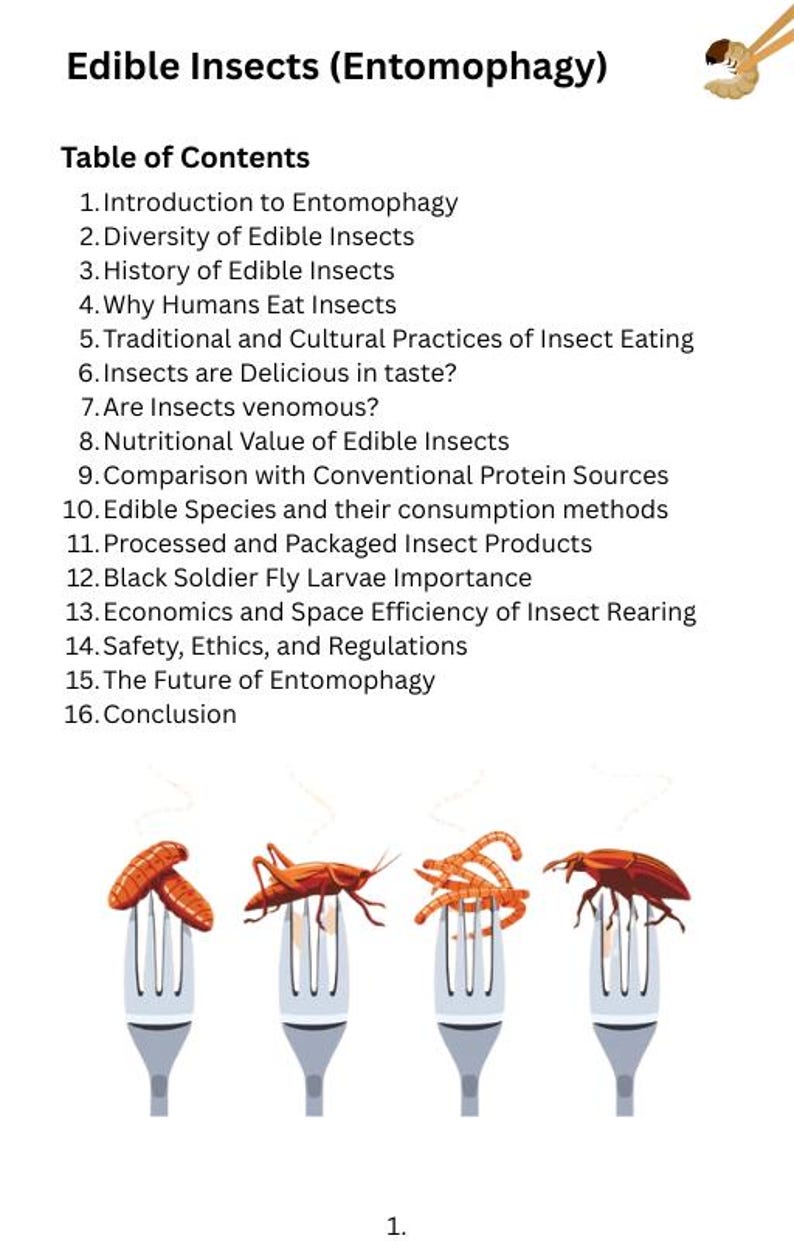 Edible Insects Essential Guide - Beginner Entomophagy Ebook ...