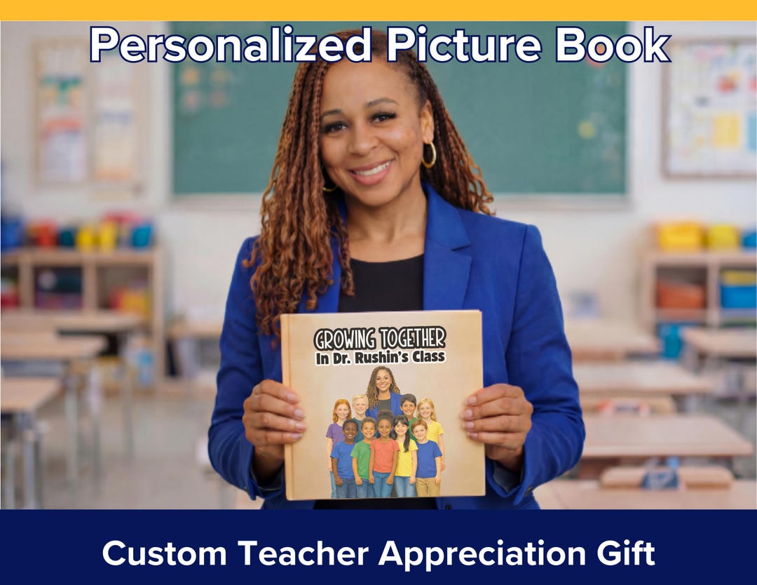 Personalized Teacher Gift Ideas Custom Book Teacher Appreciation Gifts ...