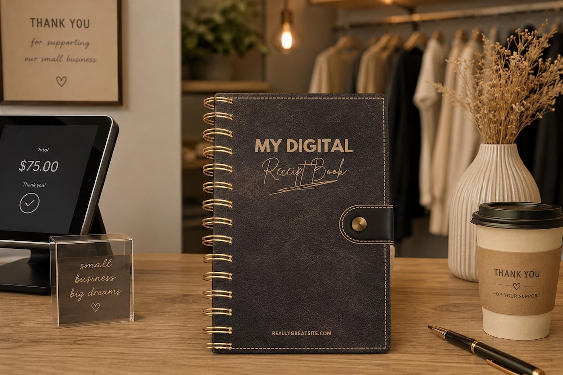 Editable Receipt Book Template Small Business Digital Download - Etsy ...