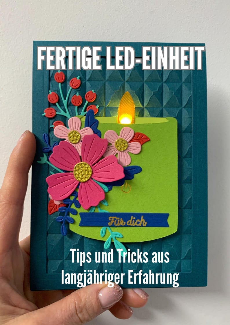 LED Flickering Light Cards – PDF - Instructions for 3 Cards With LED ...