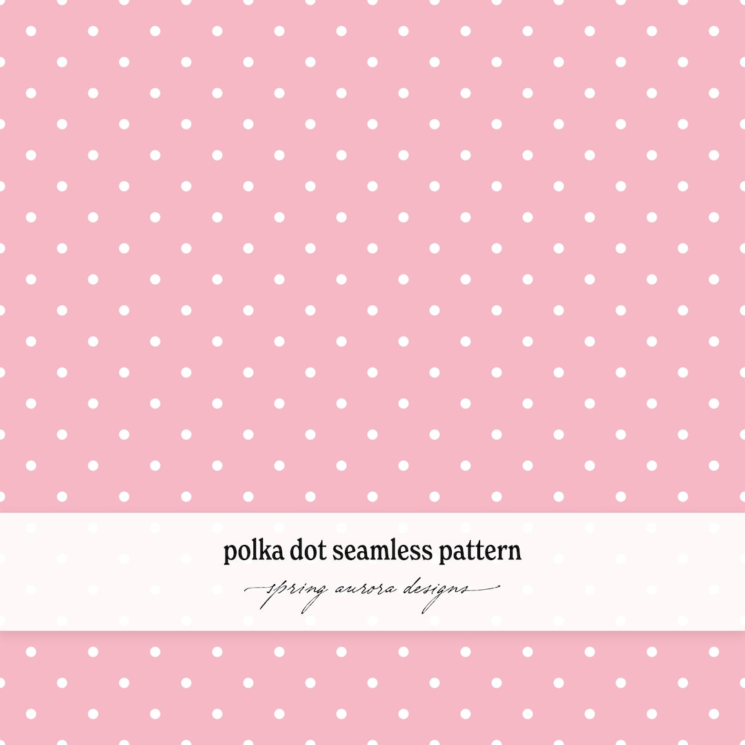 Estampa de bolinhas rosa pastel | Papel digital sem emendas rosa pastel ...