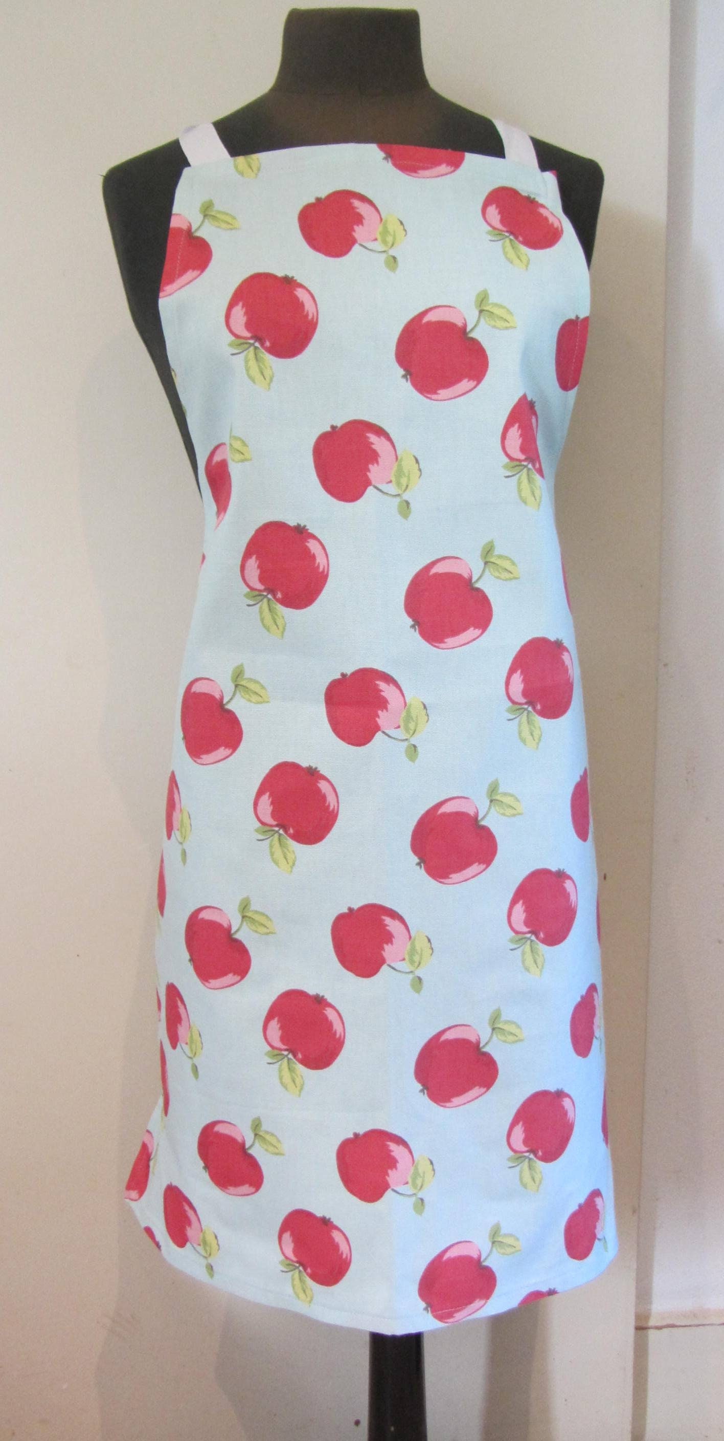 Apple Apron, Apple Apron, Adult Apron, Red Apples, Baking, Cooking ...