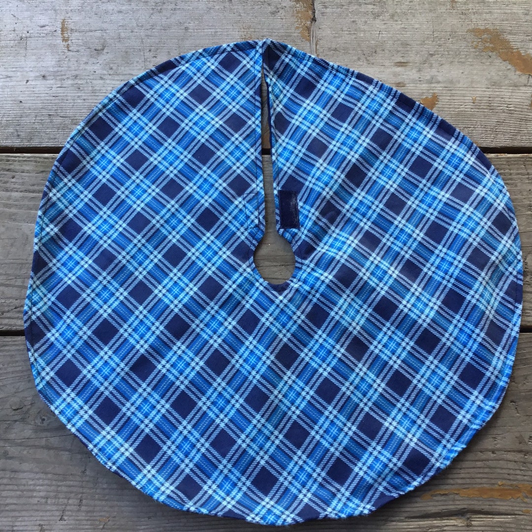 New Handmade Country Plaid Mini Table Top Christmas Tree Skirt 20" - Etsy