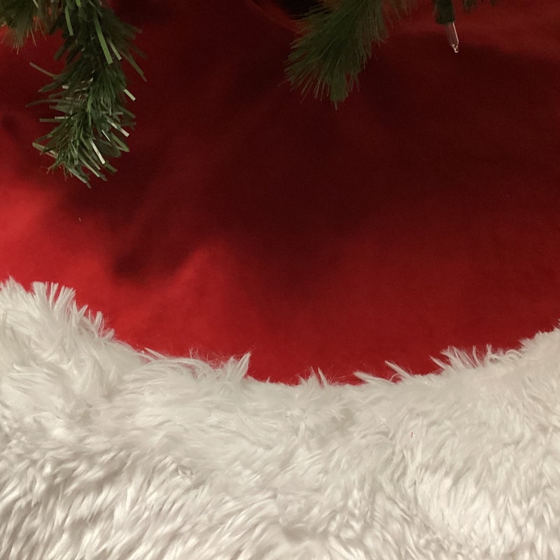 Faux Fur Tree Skirt - Etsy