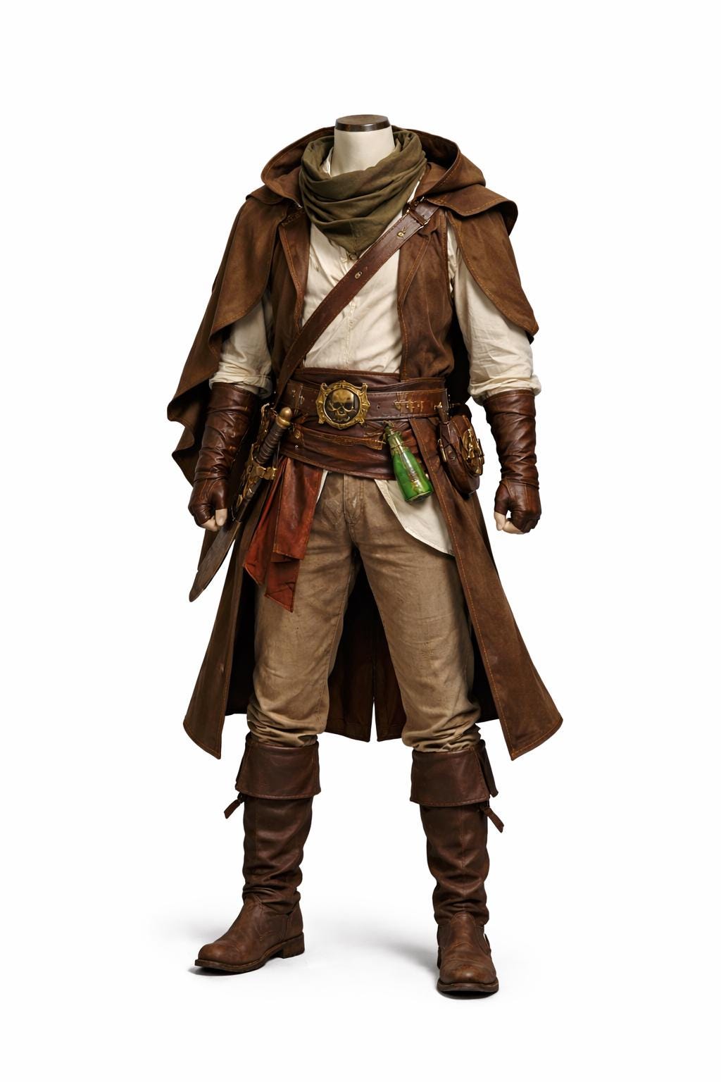 Fantasy Explorer Hooded Coat – Medieval Inspired Cosplay Costume - Etsy