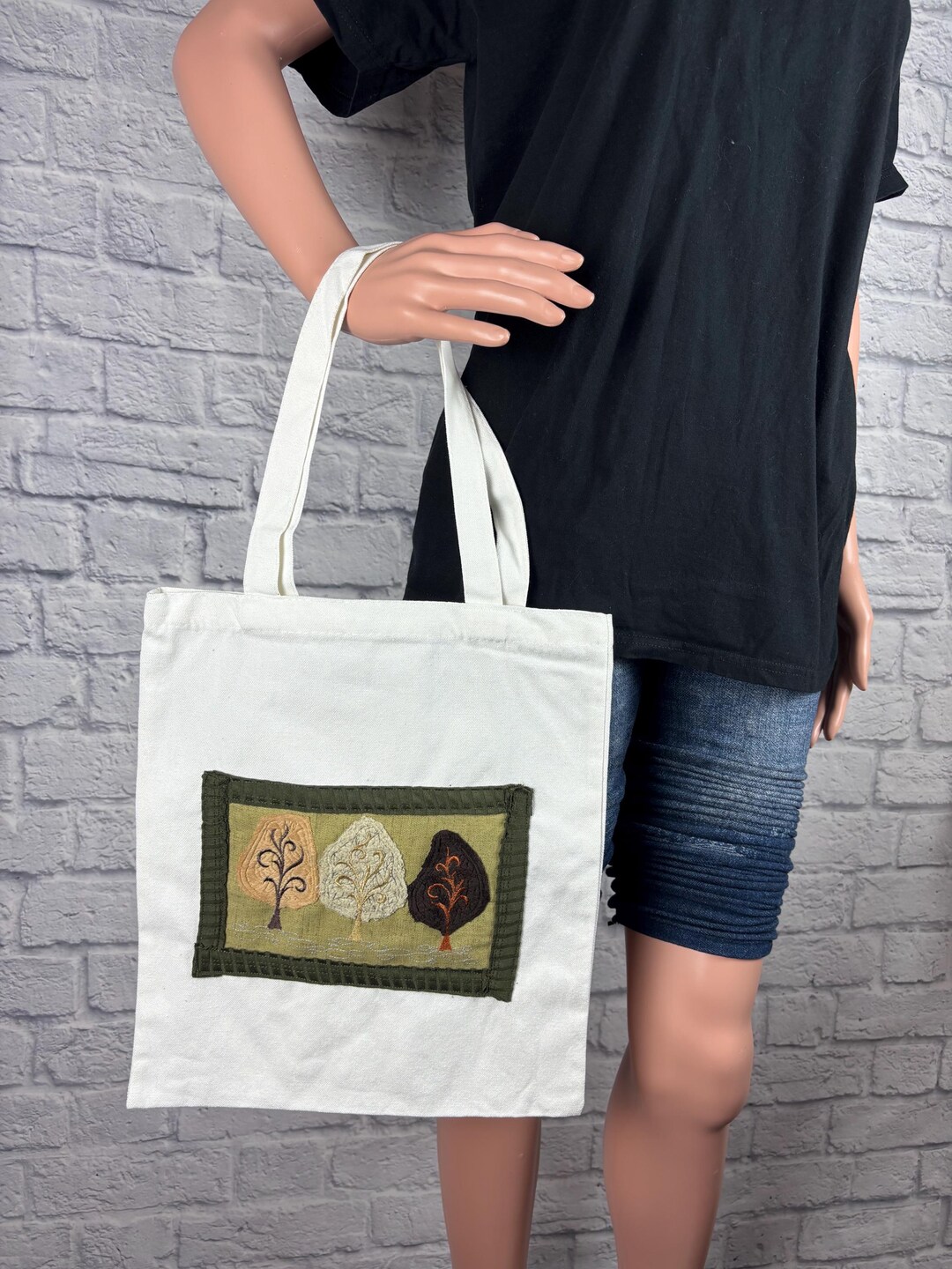 Upcycled Tote Bag Trees by S Threads Boutique - Etsy