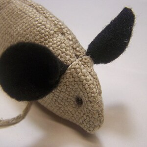 Handmade Hemp Catnip Mouse Toy - Etsy