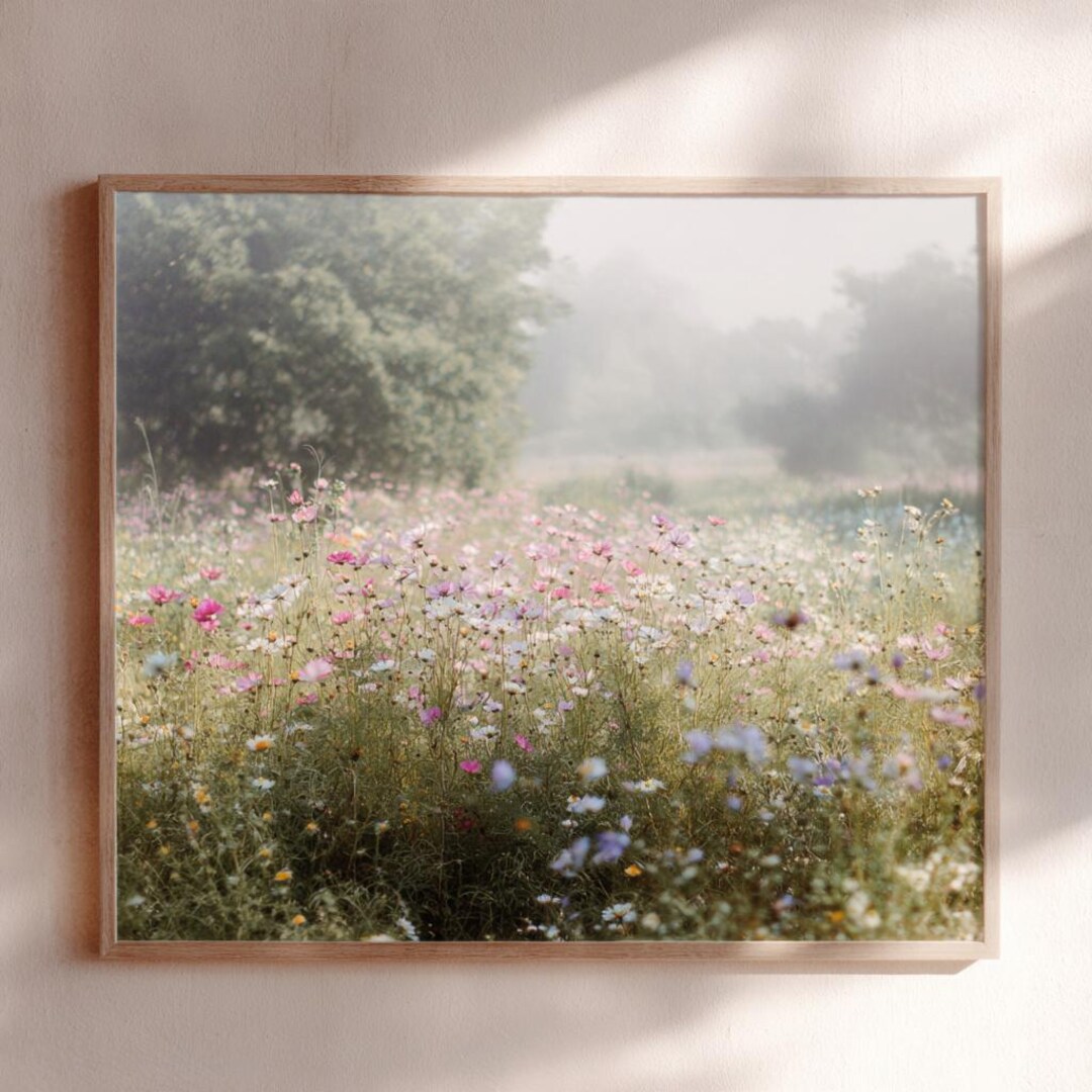 Field V3 – Radiant Airy Pastel Printable Wall Art - Etsy UK