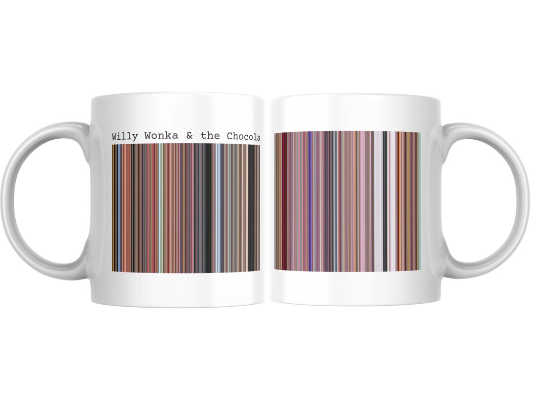 Fantasy Movie Barcode Mug, Minimalist Film Palette Coffee Cup, 11oz ...