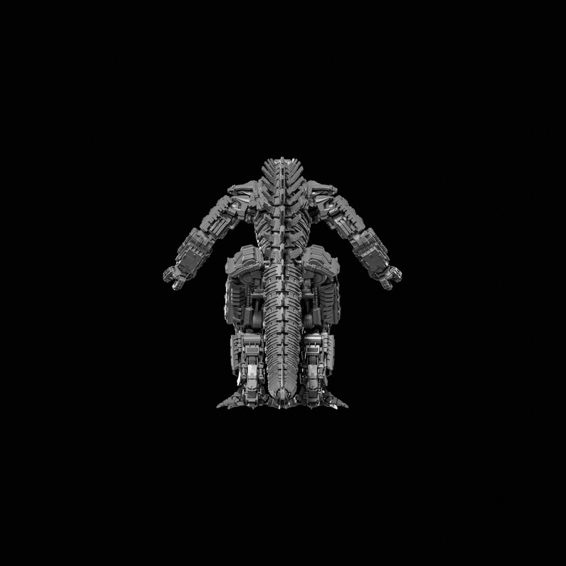Mechagodzilla Statue STL File for 3D Printing | Monster Figure Digital ...