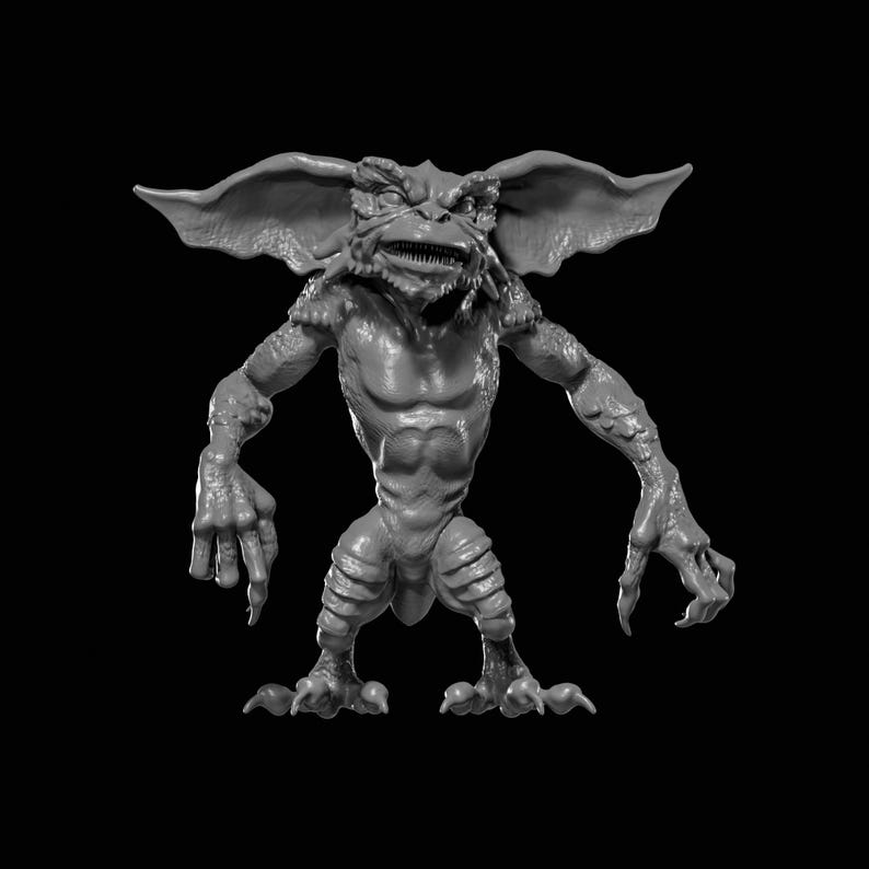 Gremlin STL File for 3D Printing | Horror Figure Digital Download - Etsy