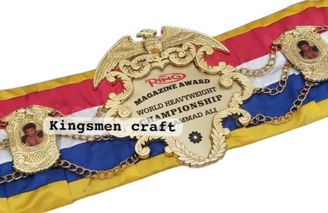 Ring Magazine Boxing Wrestling Championship Belt Replica/custom Boxing ...