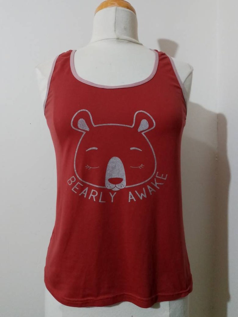 Bear Tank Top - Etsy