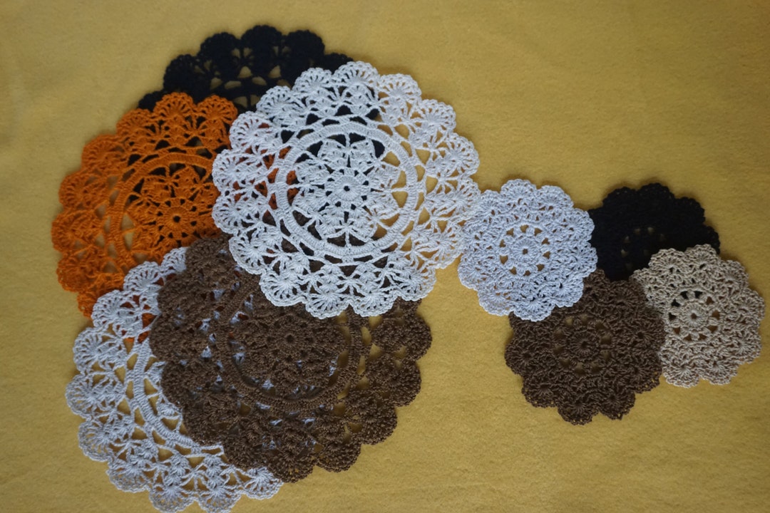 Fall, Halloween and Thanksgiving Doilies (4 Inches, 8 Inches and 12 ...