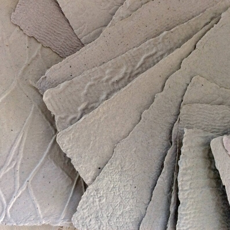 Gray Handmade Paper Shades of Grey Pick the Amount - Etsy